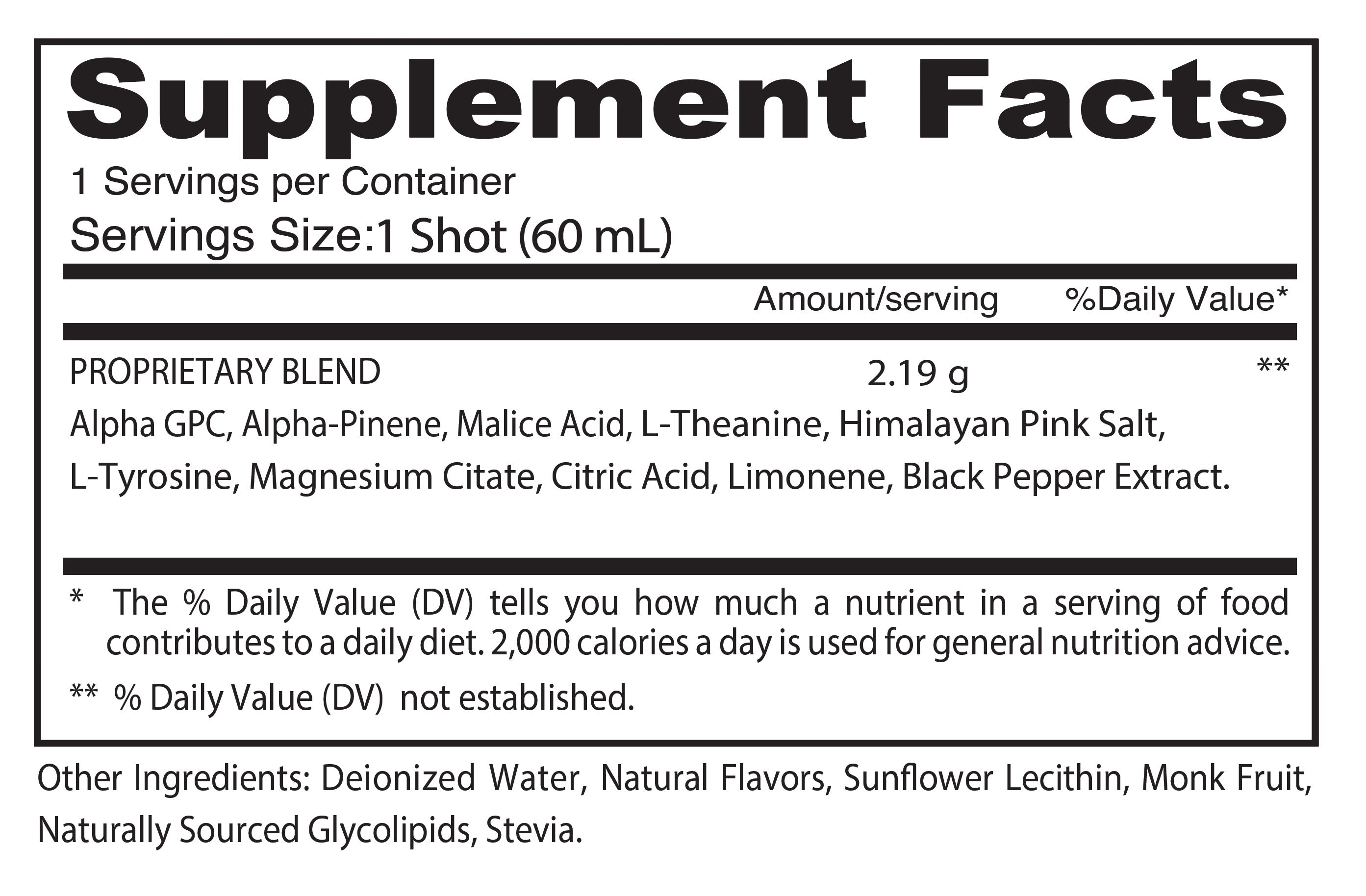Mix Berry Flavor - Extra Strength | High Not | THC Recovery Shot